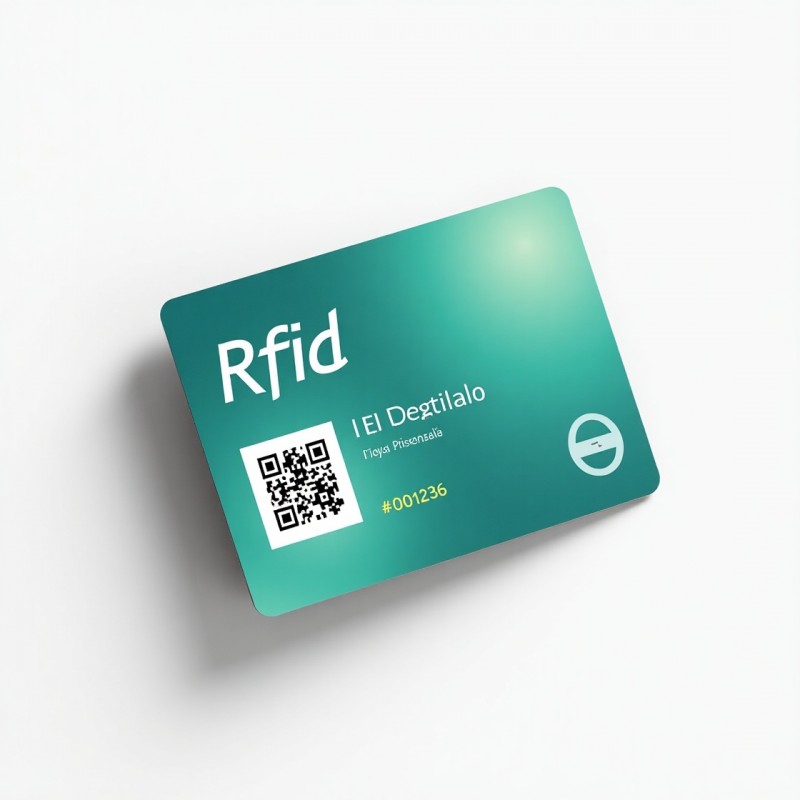 Tessere RFID con QR-Code MIFARE compatibili 1K 13.56Mhz stampate conf ...